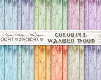 COMMERCIAL USEWood Digital Paper Rustic Wood Digital Paper