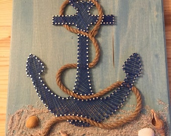 Anchor string art | Etsy