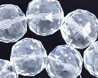 Round crystal beads | Etsy