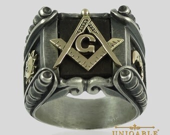 Antique masonic ring | Etsy