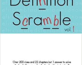 Book scramble | Etsy