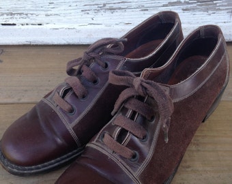 Vintage bowling shoe | Etsy