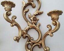 Unique syroco sconces related items | Etsy