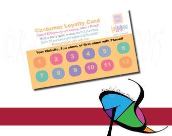 Frequent buyer card | Etsy