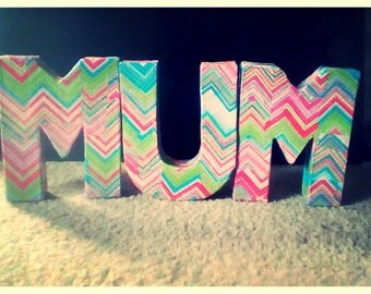 Stand Up Paper Mache Number DIY Birthday Wedding