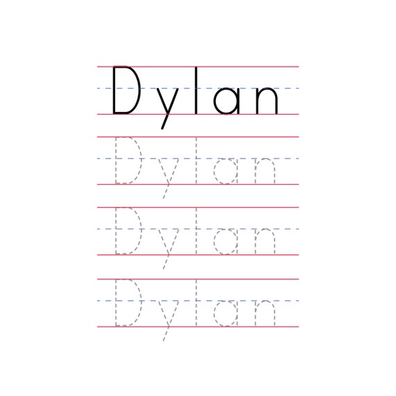 Free Editable Name Tracing Activity Type Student Names Free Editable 