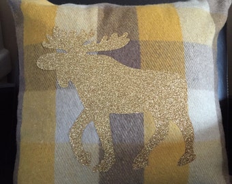 Moose pillow | Etsy