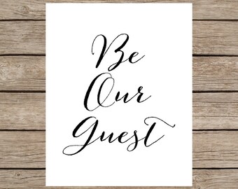 Guest room printable | Etsy