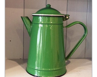 Enamel coffee pot | Etsy