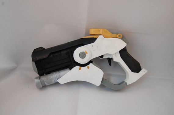Mercy Gun Fan Art Prop 3d Printed Full Scale Cosplay