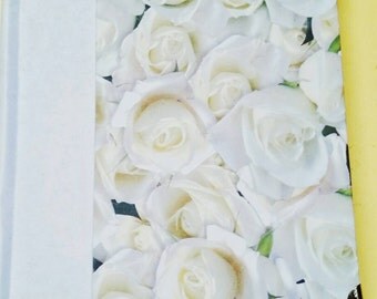 Items similar to hello blank journal ... off white on Etsy