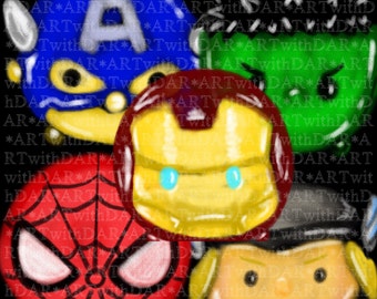 Tsum tsum clipart | Etsy