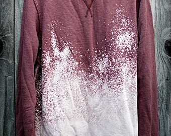 Acid wash sweatshirt | Etsy