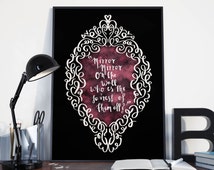 Popular items for snow white mirror on Etsy