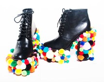 Unique fun shoes related items | Etsy