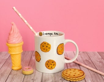 Unique cookie mug related items | Etsy
