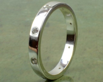 Thin wedding ring | Etsy