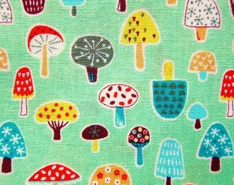 Mushroom fabric | Etsy