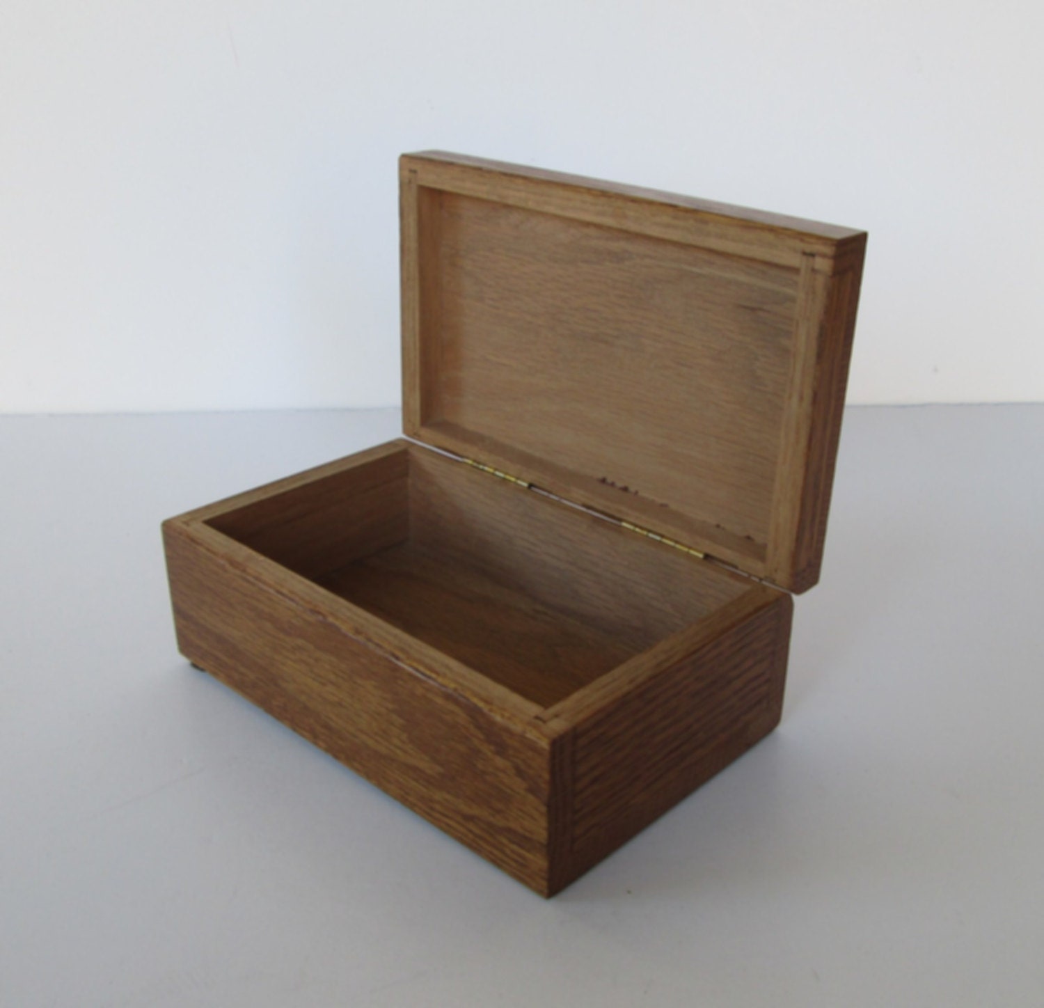 Solid Oak Wood Treasure Trinket Box – Haute Juice