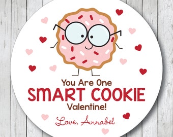 Smart cookie label | Etsy