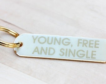 Word keychain | Etsy