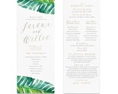 Botanical Wedding Invitations Citrus Press Co by CitrusPressCo