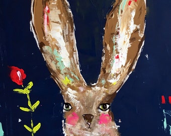 Whimsical rabbit | Etsy