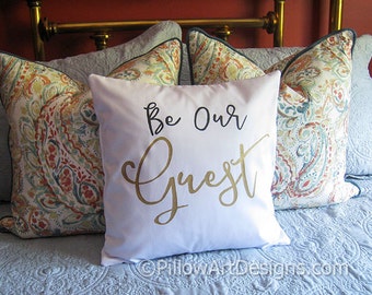 Be our guest pillow | Etsy