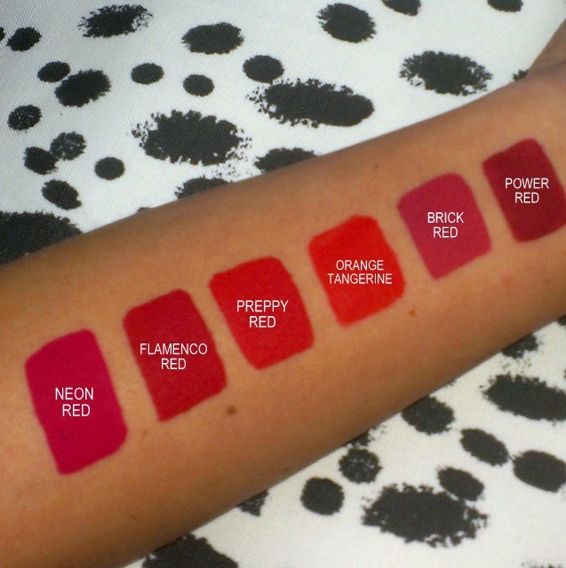 Orange Tangerine Matte Liquid Lipstick. Glossy to Matte Liquid