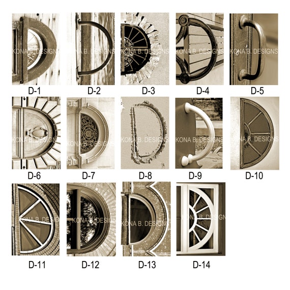 Letter D Alphabet Photography 4x6 Photo Letter