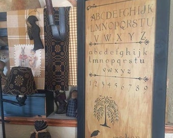 Primitive sampler | Etsy