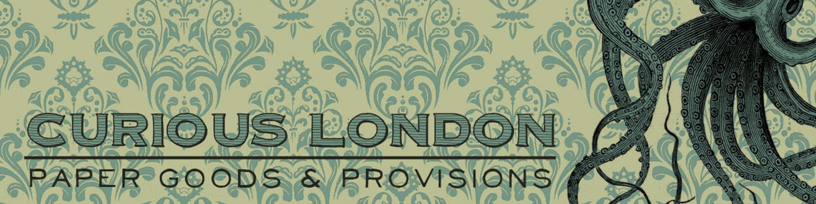 Curious Paper Goods & Provisions by CuriousLondon on Etsy