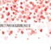 Hearts Confetti Backgrounds Paper Pack Valentine's Day
