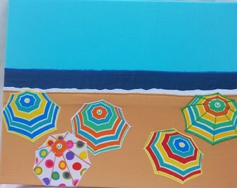 Beach theme fabric | Etsy