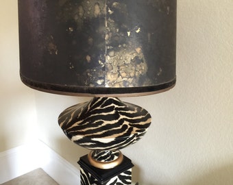Zebra lamp | Etsy