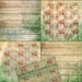 Floral Digital Scrapbook Paper pack digital background Shabby