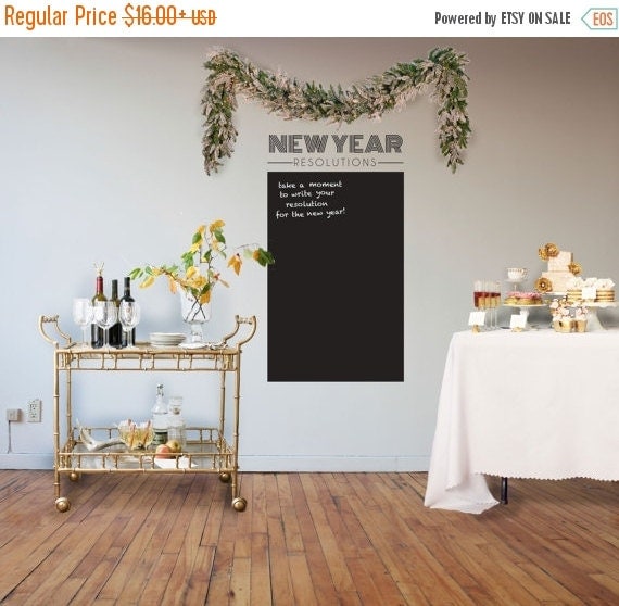 Items similar to SPRING SALE New Years Resolution Board - New Years ...