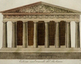 Parthenon plate | Etsy