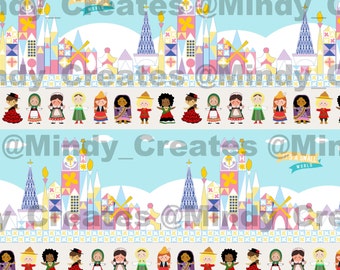 Disneyland fabric | Etsy