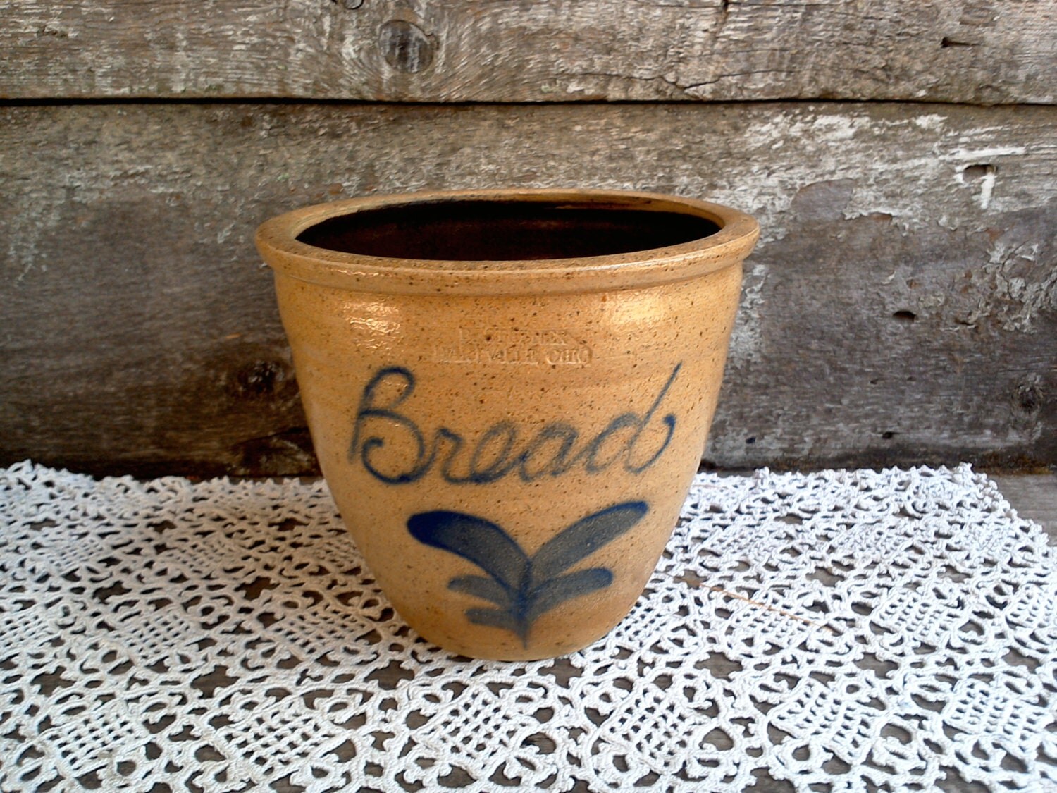 STEBNER POTTERY Hartsville Ohio B. Stebner Handmade