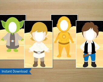 star wars photo booth props – Etsy