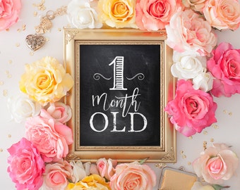 Printable baby month | Etsy