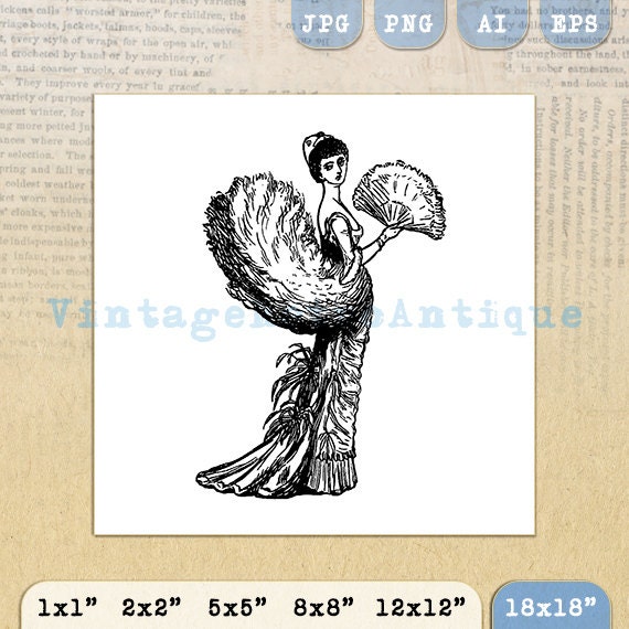 Classy Woman Antique Printable Graphic by VintageRetroAntique
