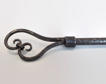 Unique iron curtain rod related items | Etsy