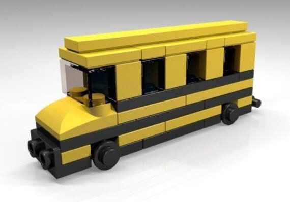 Items similar to Constructibles® Lego School Bus Mini Model - LEGO ...