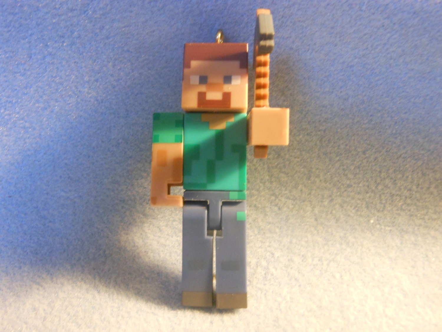 Minecraft Steve with axe Free Shipping by lupicreations on Etsy