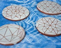 Unique hand carved coasters related items | Etsy