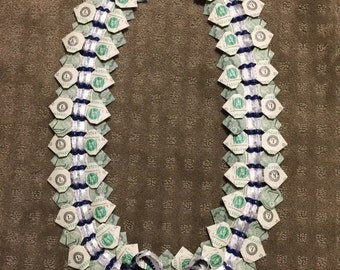 Fifty Dollars Money Bowtie Lei for by MachsCreativeCrochet on Etsy