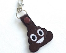 Unique poop keychain related items | Etsy