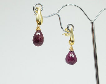 Ruby earrings | Etsy